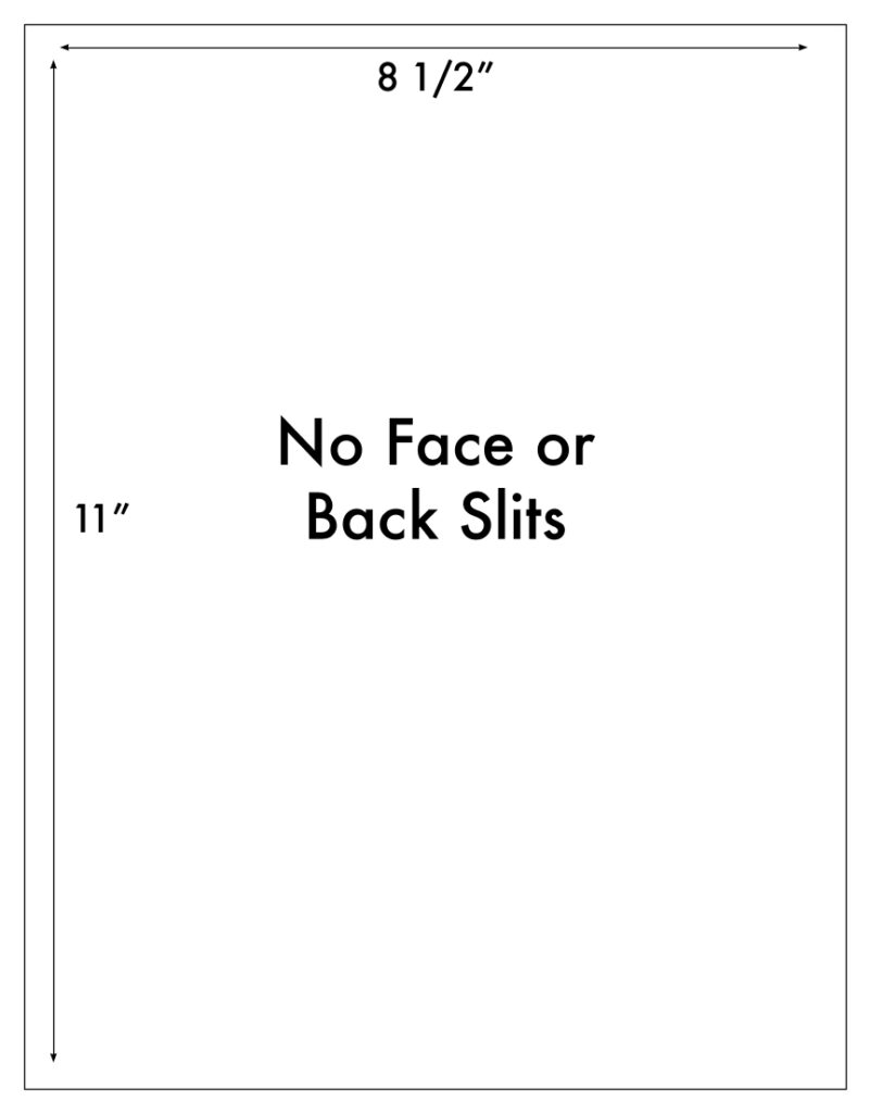 8.5 x 11 Sheets – GF Labels